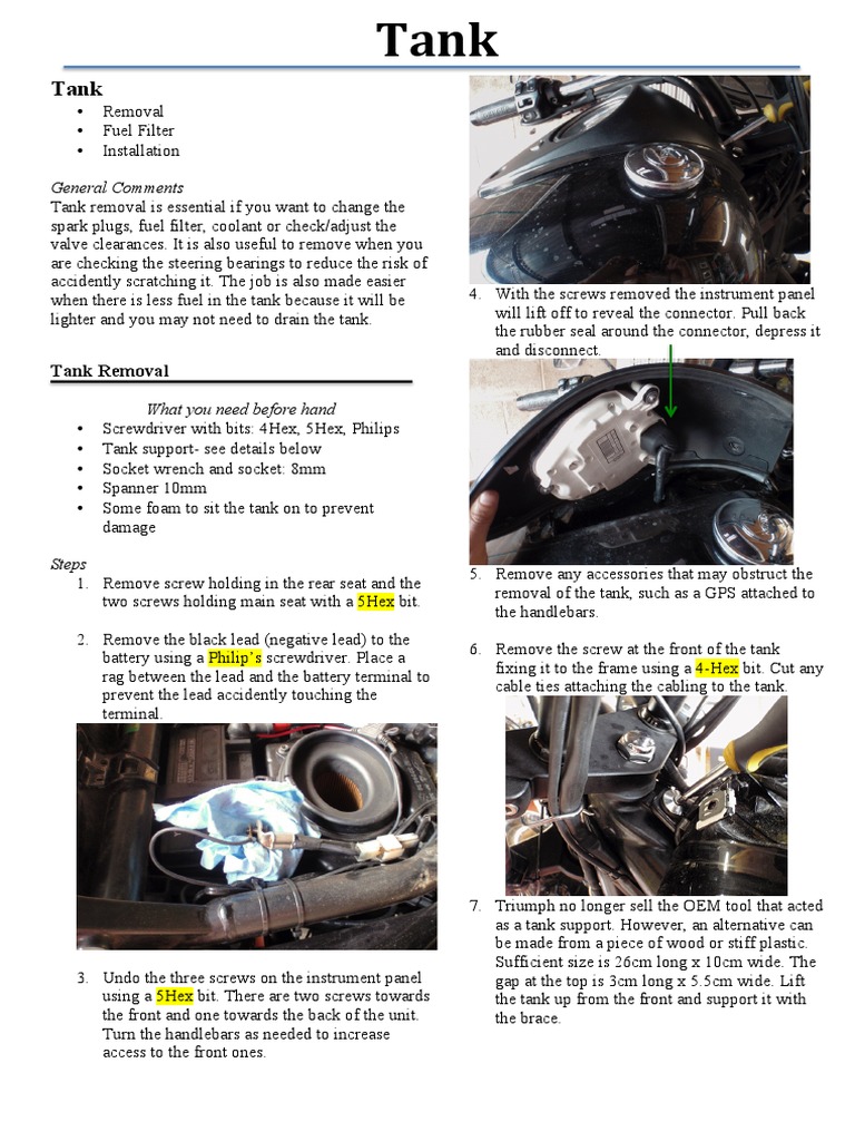 Tank | PDF | Electrical Connector | Screw
