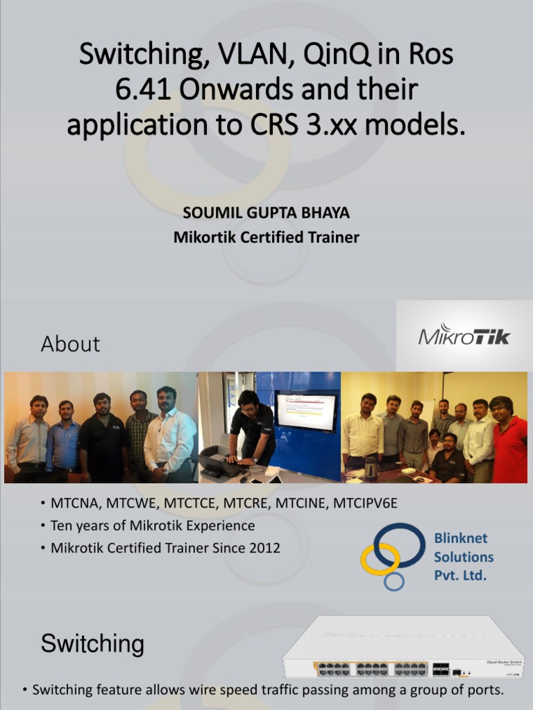 Mikrotik VLAN and QinQ Configuration Guide | PDF | Network Switch ...