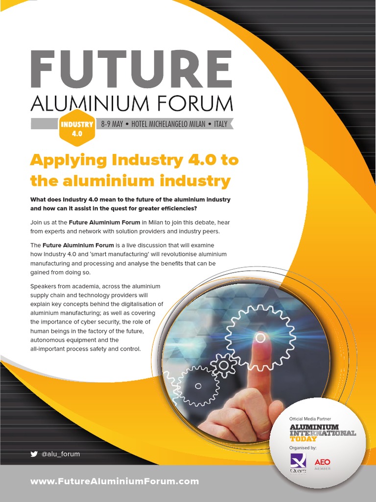 Future Aluminium Forum A4 Brochure Web | PDF | Innovation | Economies