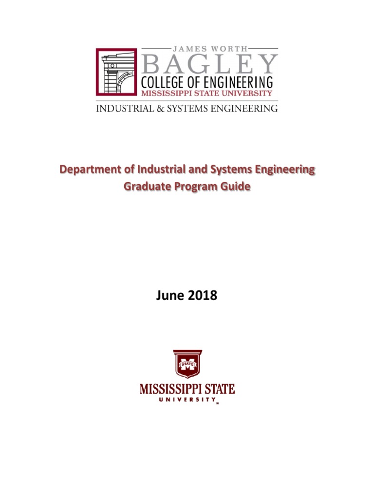 ISE Graduate Program Guide | PDF | Graduate School | Thesis