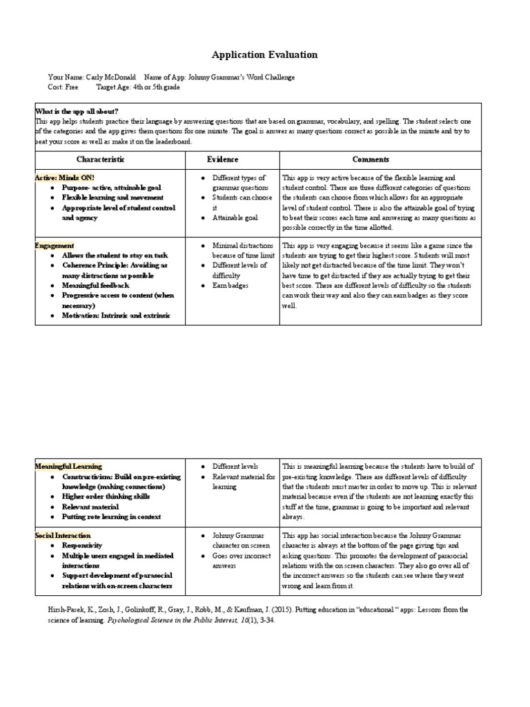Eval 2 | PDF | Learning | Psychology