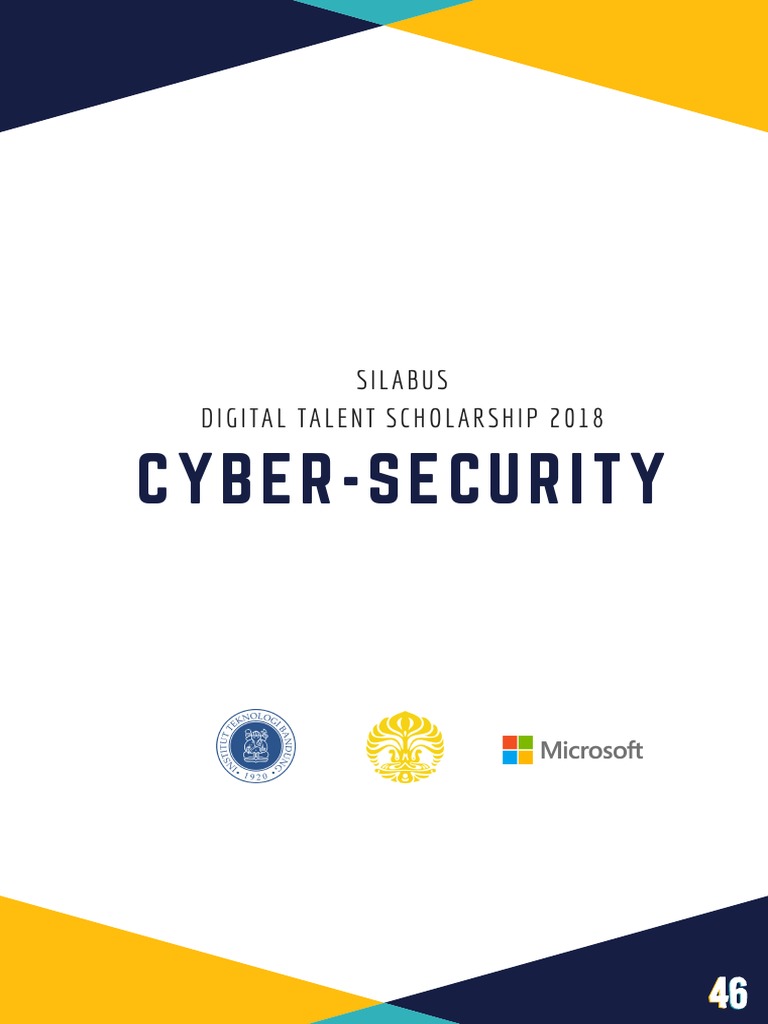 Cybersecurity Syllabus for Digital Talent | PDF