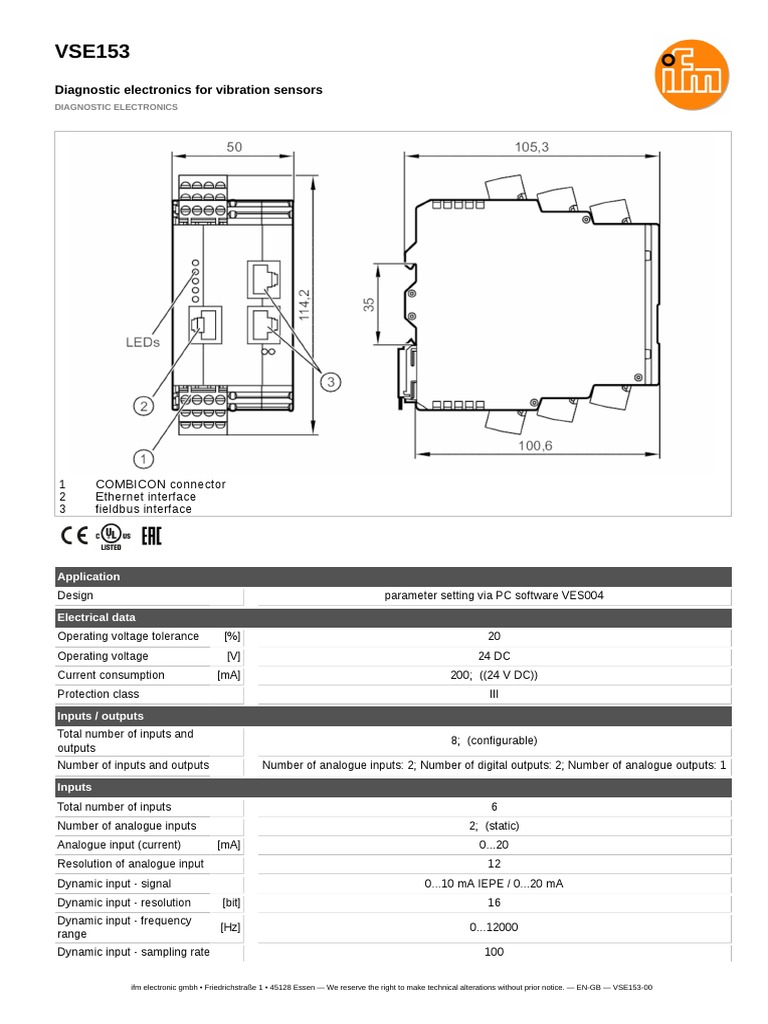 Vse153 00 - en GB PDF | PDF | Input/Output | Switch