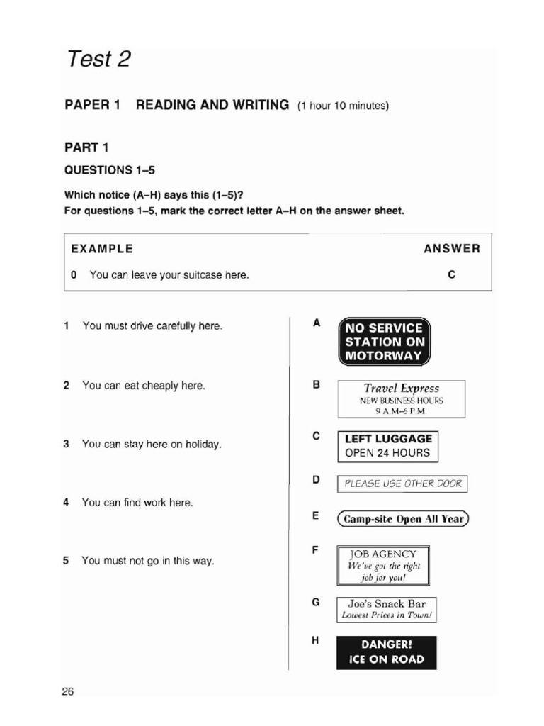 Key English TEST 2 | PDF | Police | Nature