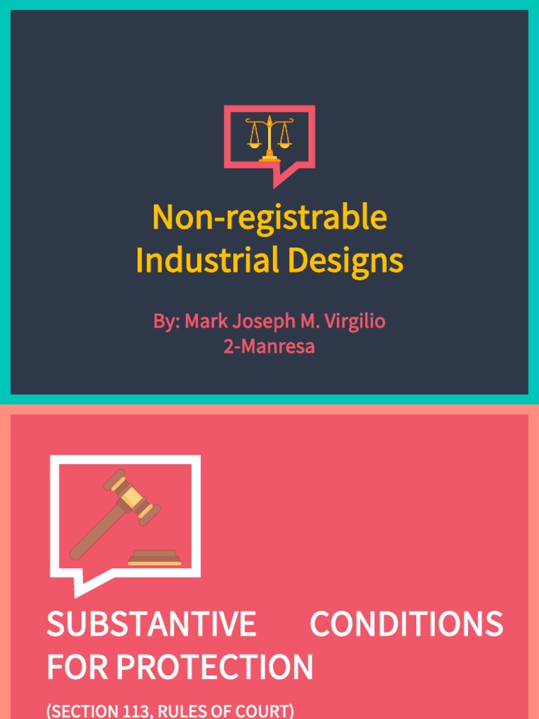 Mark - Non Registrable Industrial Design | PDF | Trademark ...