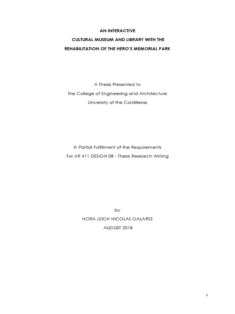 An Interactive Cultural Museum and Library With The Rehabilitation of ...