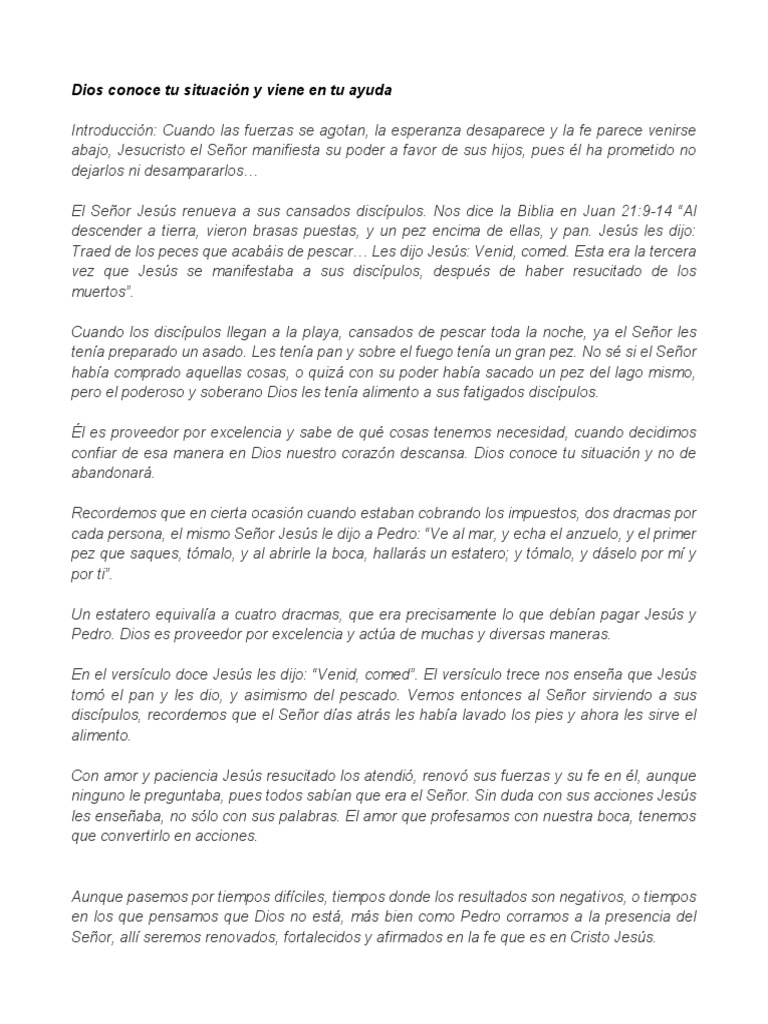 Jesús: Proveedor y Renuevo de Fe | PDF | La resurrección de Jesús | Jesús