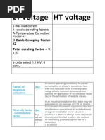 Cable Sizing Worksheet | PDF | Electrical Conductor | Fuse (Electrical)