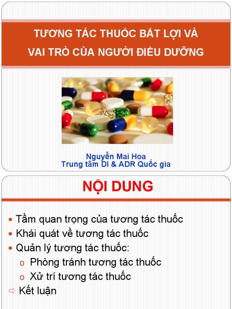 Tuong Tac Thuoc BV E | PDF