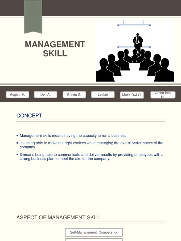 Management Skill | PDF | Awareness | Communication