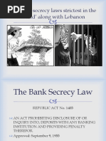RA 1405 Law On Bank Secrecy of Bank Deposits | PDF | Money Laundering ...