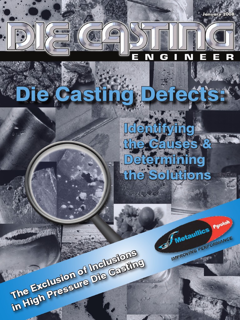 Die Casting Defects PDF | PDF | Foundry | Casting (Metalworking)