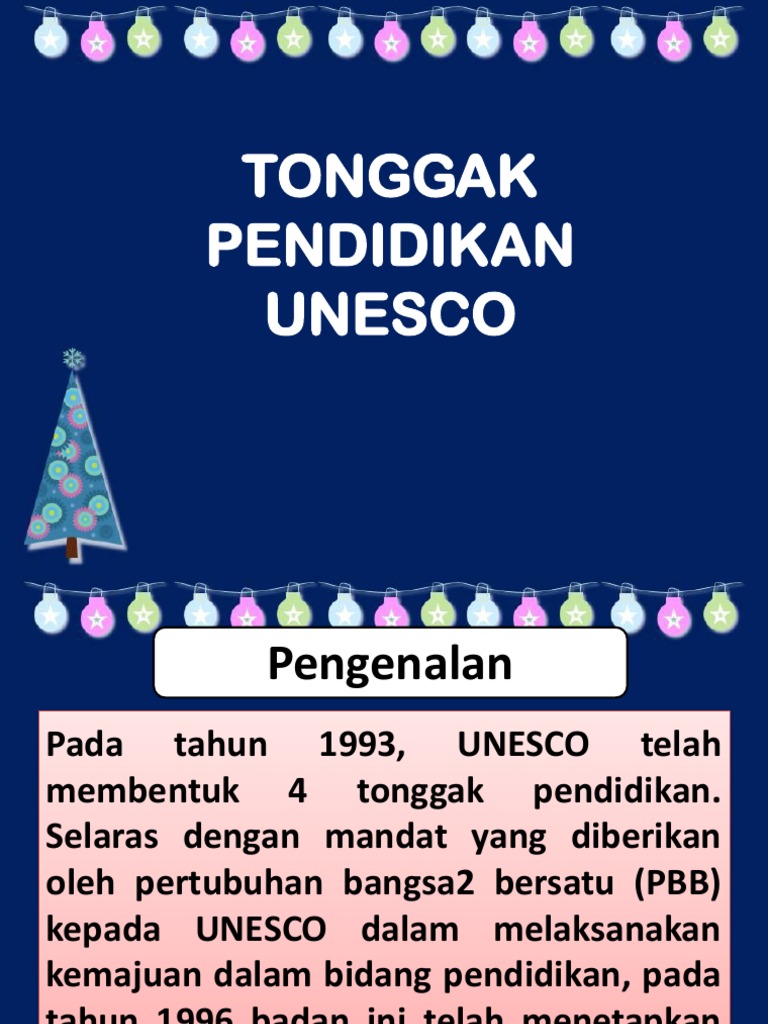 Tutorial 3 Tonggak Pendidikan UNESCO | PDF