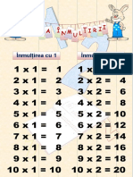 Tabla Inmultirii | PDF