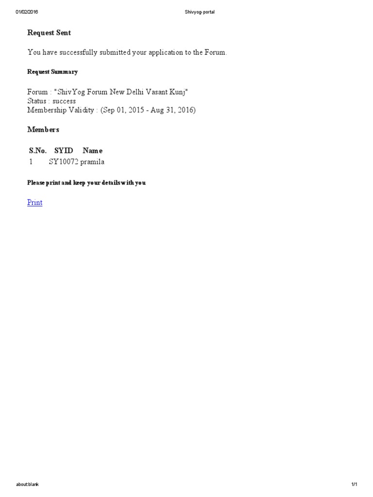 Request Sent You Have Successfully Submitted Your Application To The ...