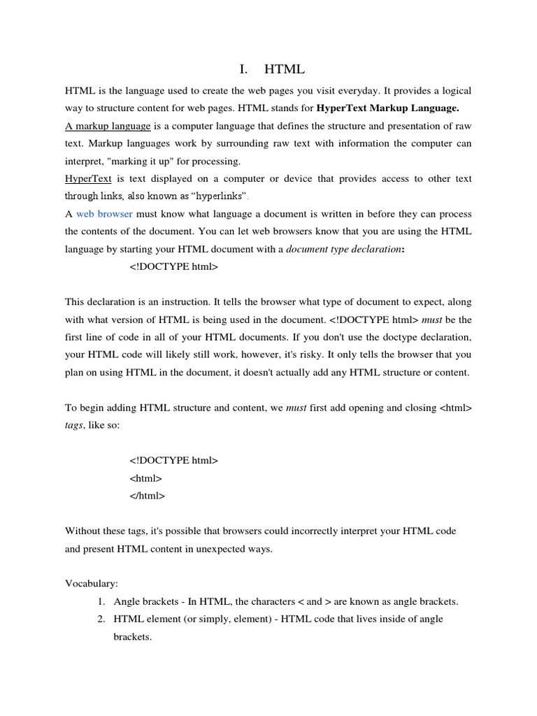 Front End - HTML, CSS | Download Free PDF | Html Element | Cascading Style Sheets
