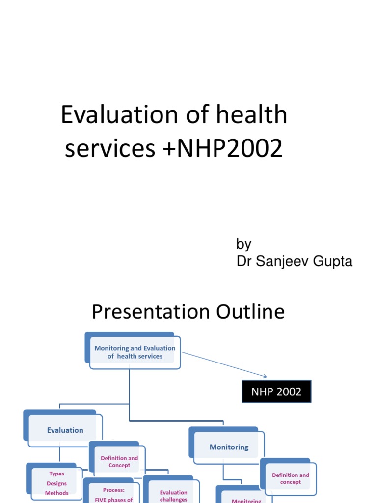 Health Services Evaluation Framework | PDF | Monitoring And Evaluation ...