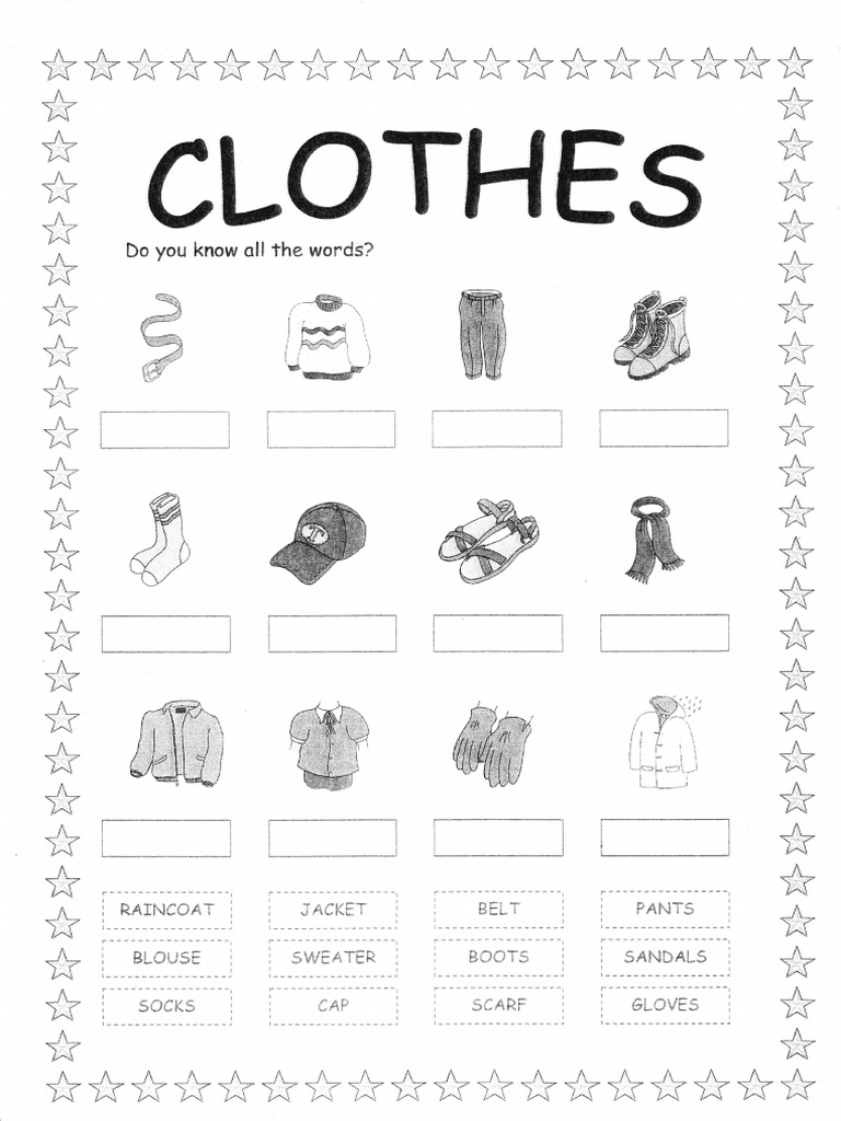Clothes and Numbers | PDF