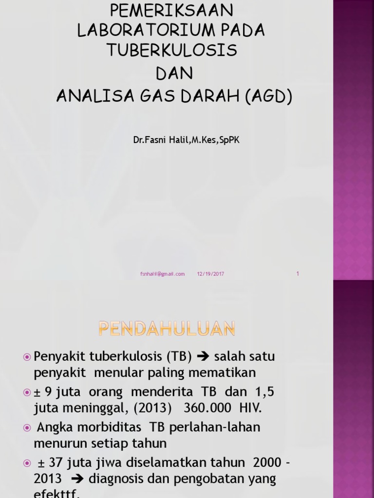 Pemeriksaan Lab TB Dan Agd | PDF