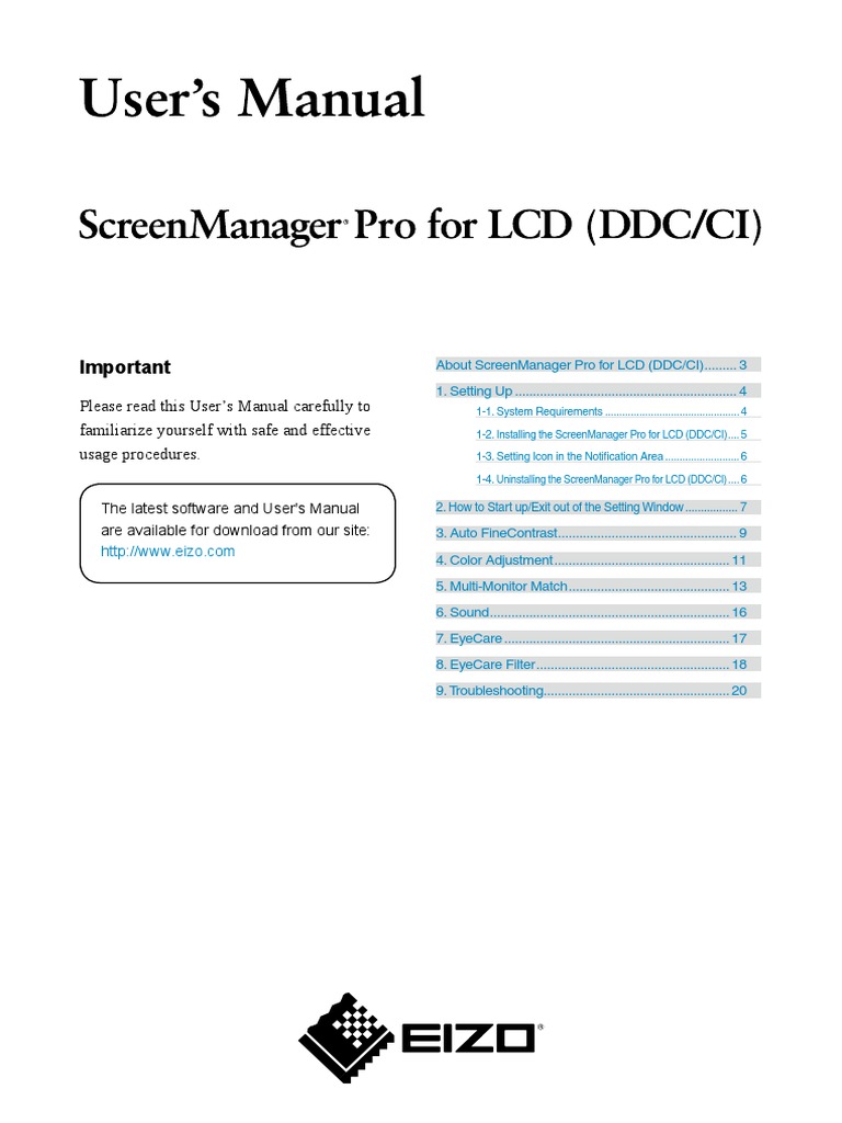 Important: Please Read This User's Manual Carefully To Familiarize ...