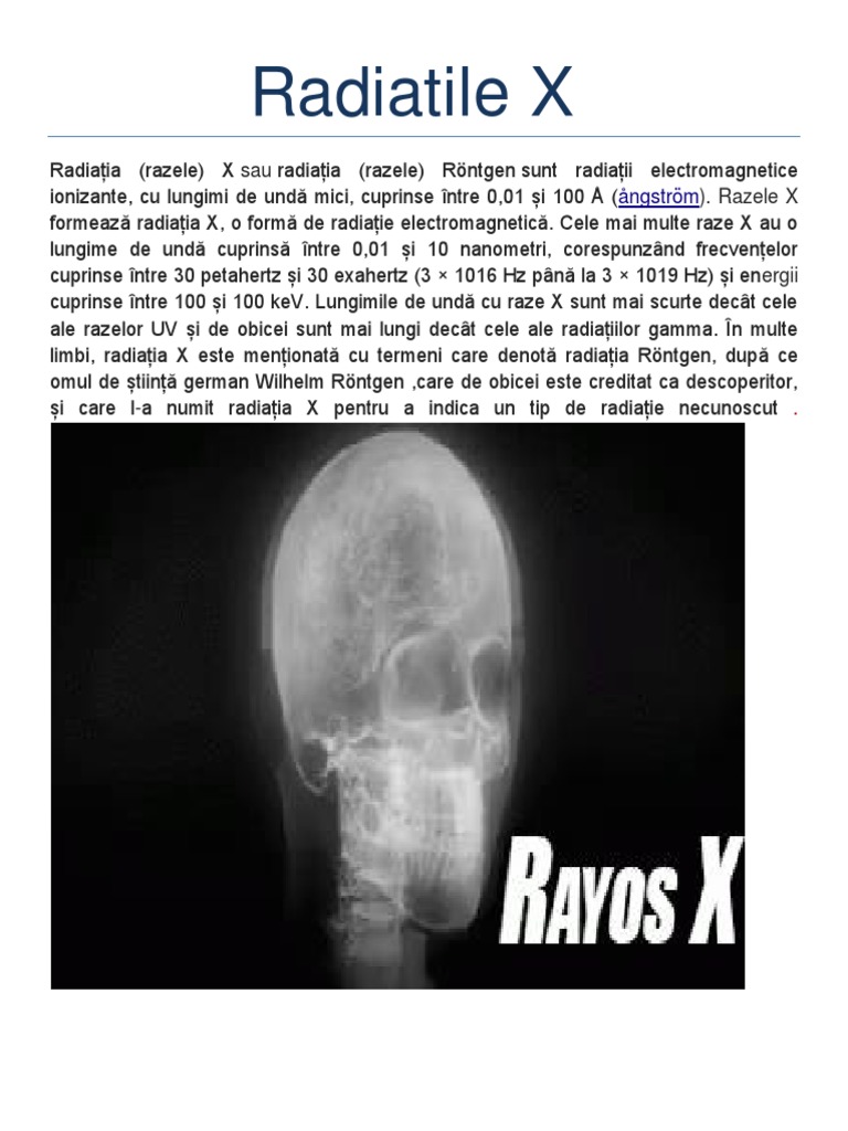 Razele X | PDF