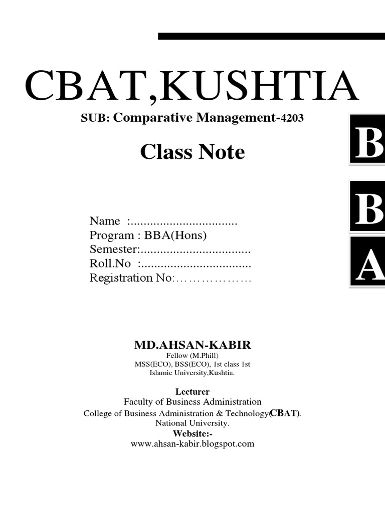 Comparative Management 4203 | PDF | Organizational Culture | Leadership