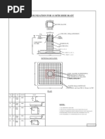 Generator Foundation Design Details | PDF | Reinforced Concrete | Concrete