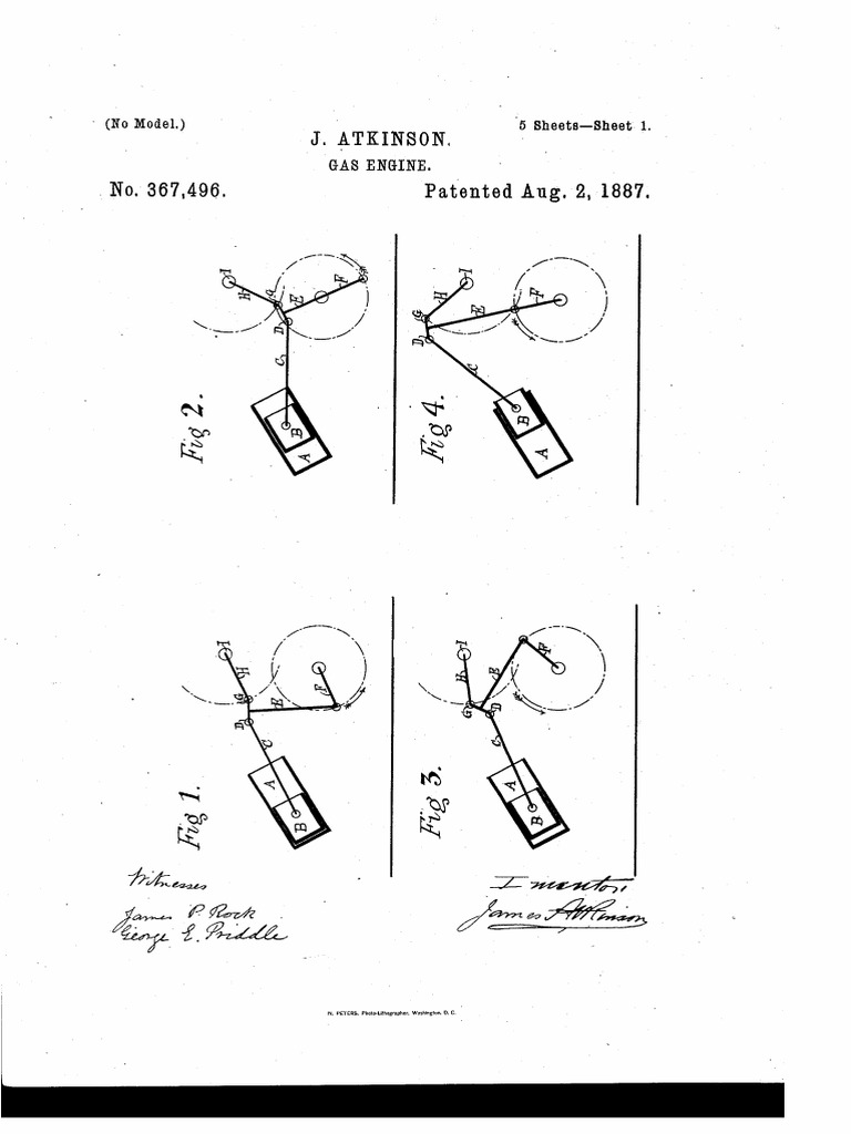 No. 367,496. Patented Aug. 2, 1887.: J. Atkinson | PDF | Piston ...