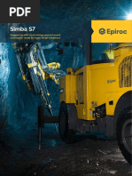 Epiroc Simba E70 S: Smart Drilling Rig | PDF | Drill | Drilling
