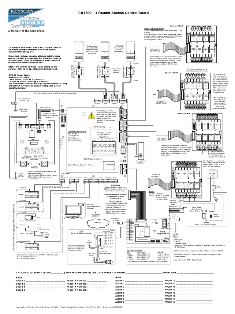 Ca4500 PC1097 10 15 | PDF | Relay | Computer Engineering