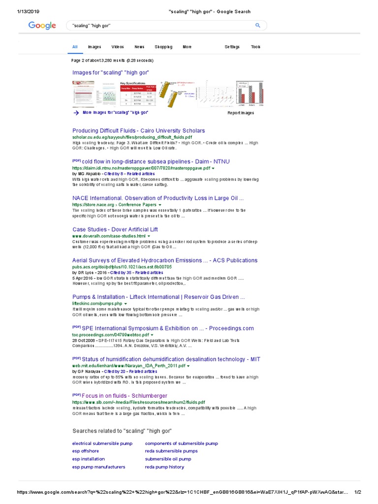 Challenges of Producing Fluids with High GOR and Scaling Tendencies ...