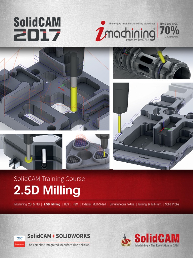 SolidCAM 2017 2.5D Milling Training Course PDF | PDF | Cartesian ...