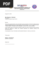 Letter - Conduct of School Intramurals | PDF