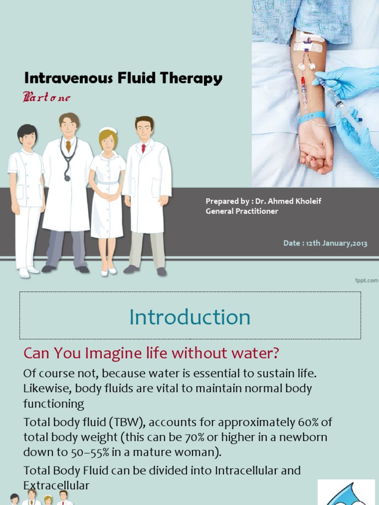 Intravenous Fluid Therapy: Part o Ne | PDF | Intravenous Therapy ...