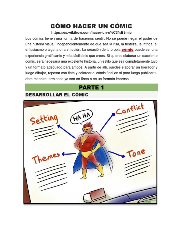 Cómo crear un cómic en pocos pasos | PDF | Cómics | Tiras cómicas