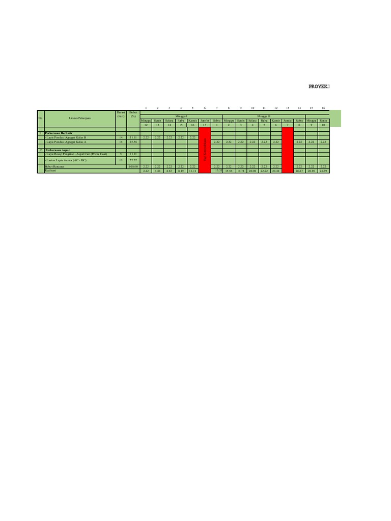 Time Schedule PKL | PDF