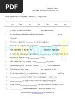 Filipino 5 Worksheet - Realon, J | PDF
