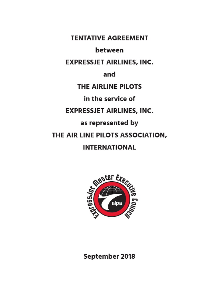 ExpressJet 2018 Pilot Contract | PDF | Railway Labor Act | Mergers And ...