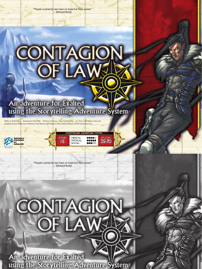 Exalted 2E - Adventure - Contagion of Law PDF | PDF