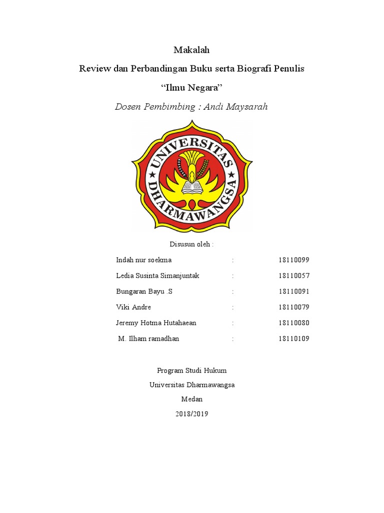 Buku Ilmu Negara Pdf Jurnal Yudharta Basah - Sejarah Perang