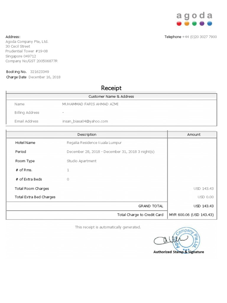 contoh resit pdf - Joshua Henderson