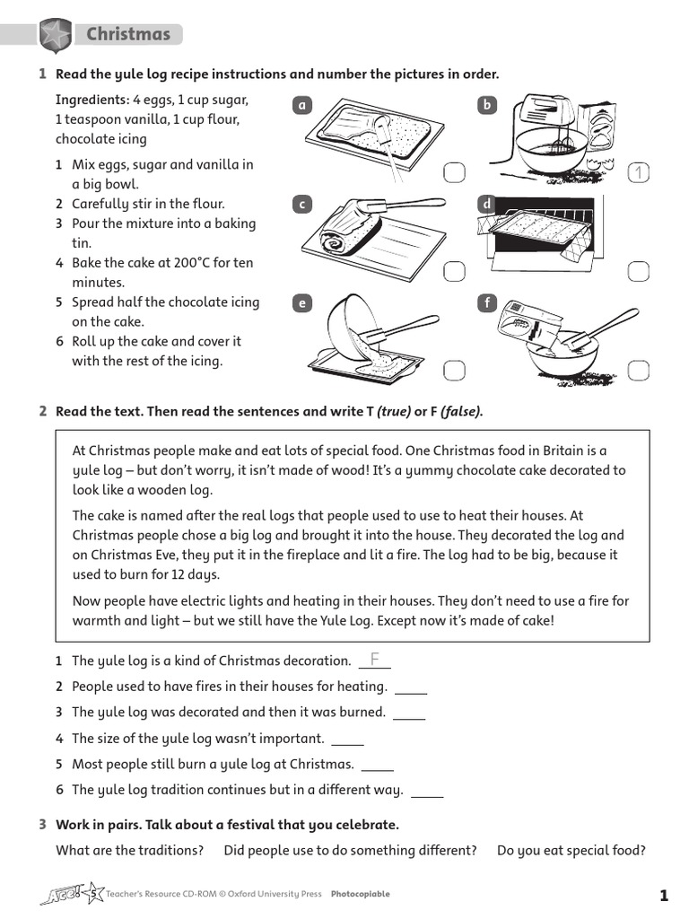 Christmas Worksheet | PDF