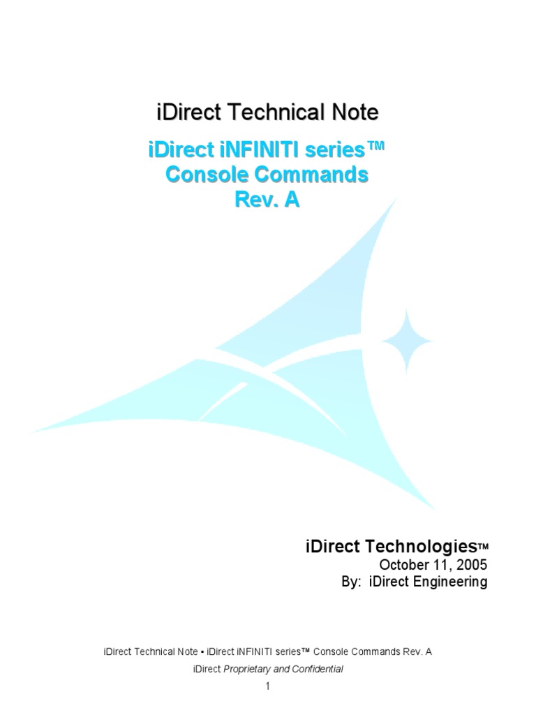 Hardware IDirect Basic Console Commands | PDF | Ip Address | Command ...