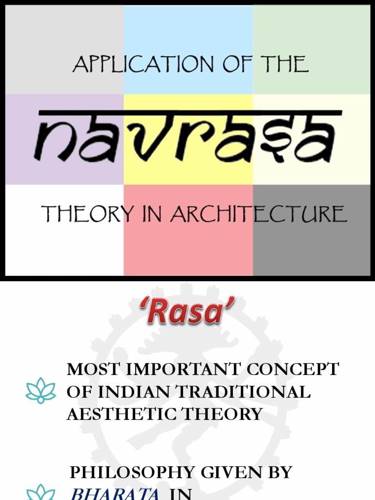 Application of The Navarasa Theory in Architecture. | PDF | Aesthetics ...