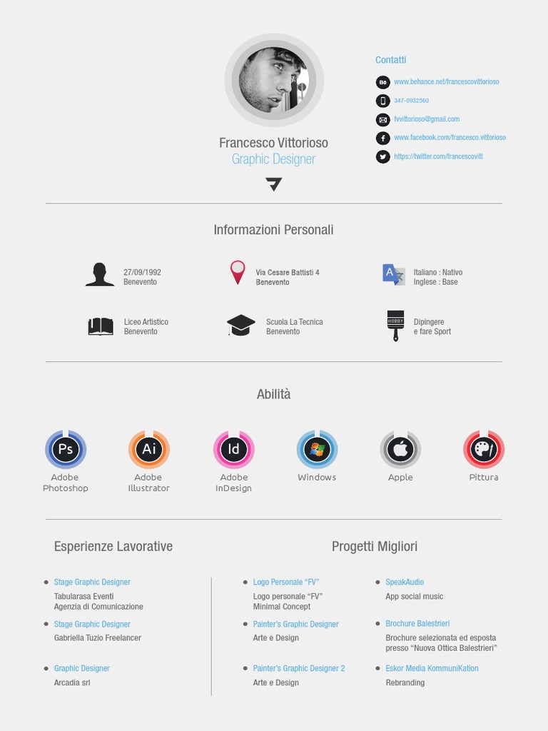 Modelo De Cv Pdf Graphic Design Communication Design