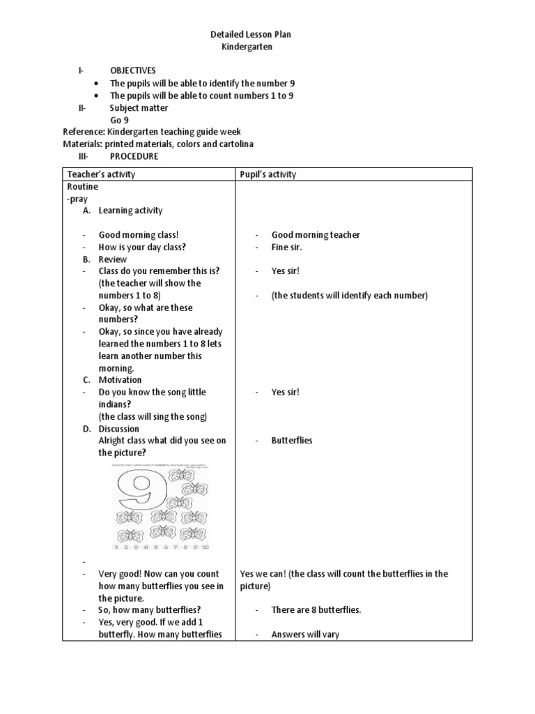 Detailed Lesson Plan-Manuy Duay | PDF | Lesson Plan | Behaviorism