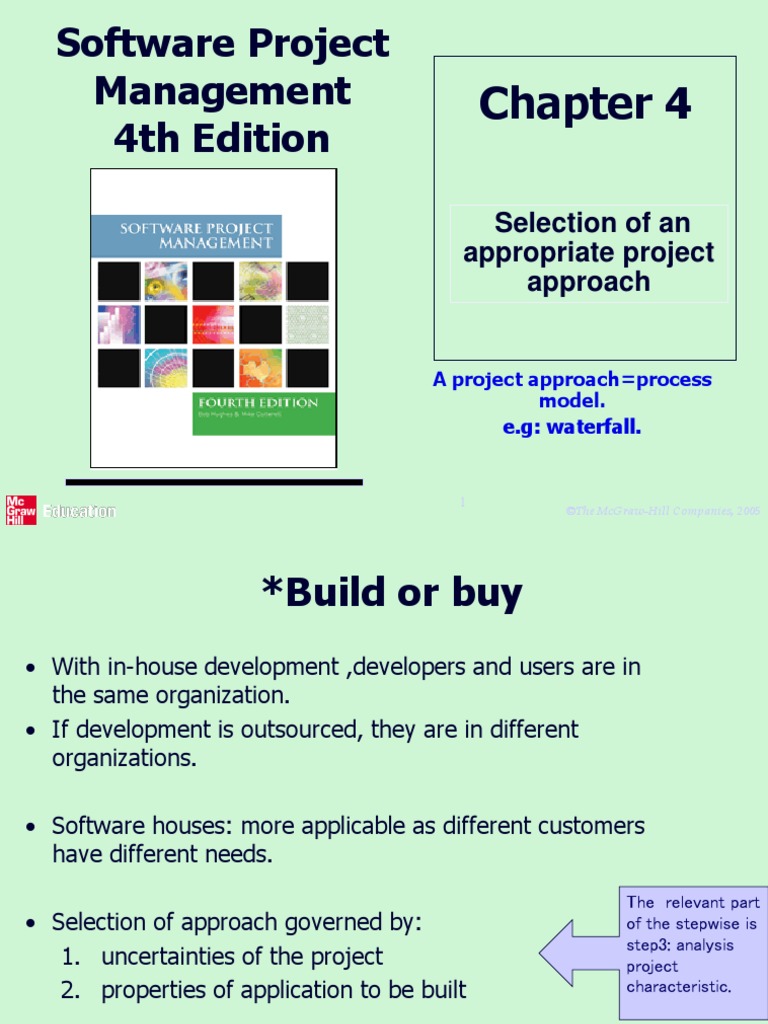 Software Project Management 4th Edition: Selection of An Appropriate ...