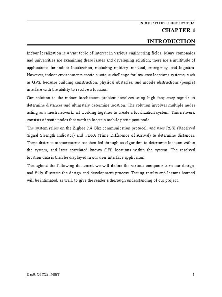 Indoor Positioning System | PDF | Global Positioning System | Computer ...
