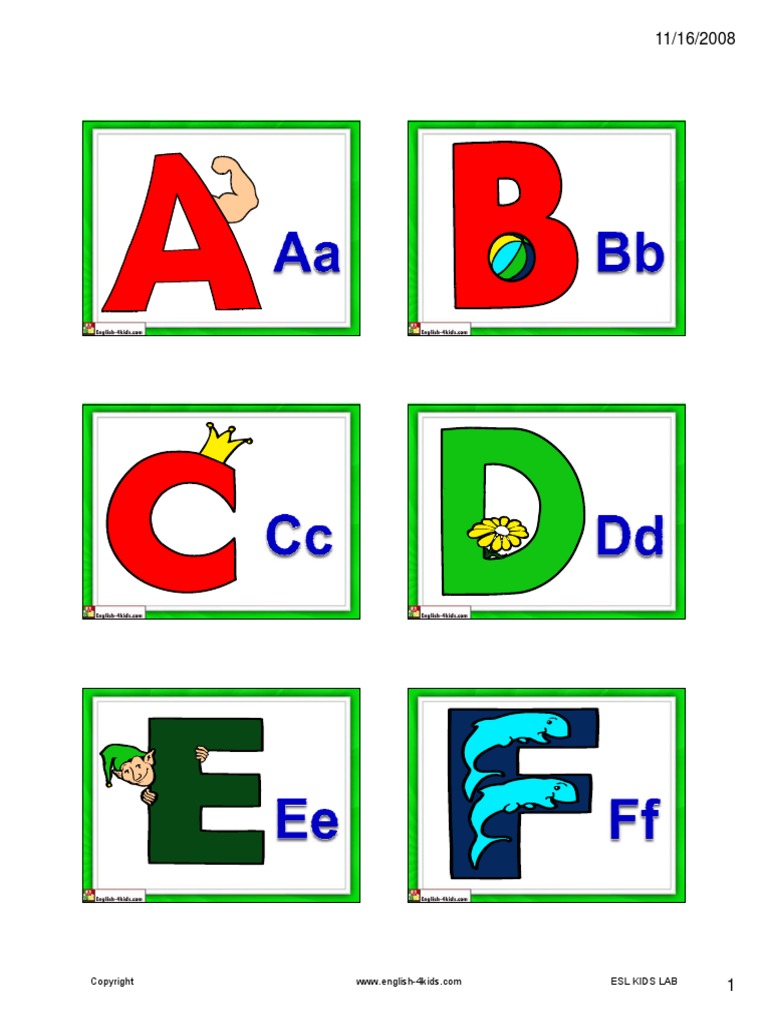Alphabetcardsmall PDF | PDF