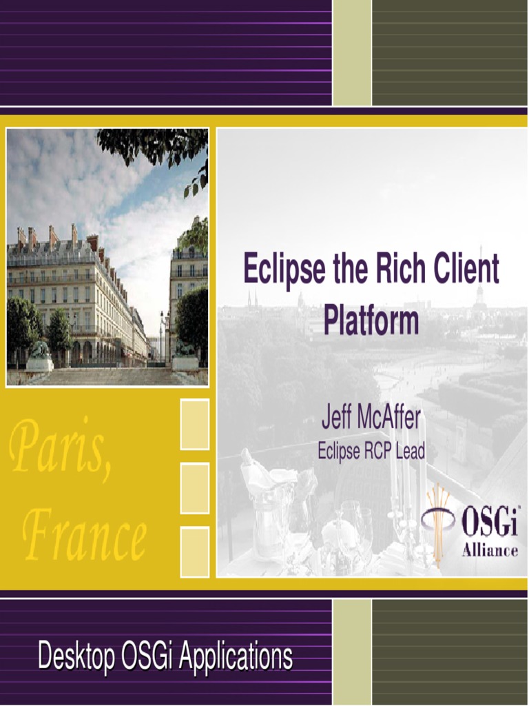 Eclipse The Rich Client Platform | PDF | Eclipse (Software) | Areas Of ...